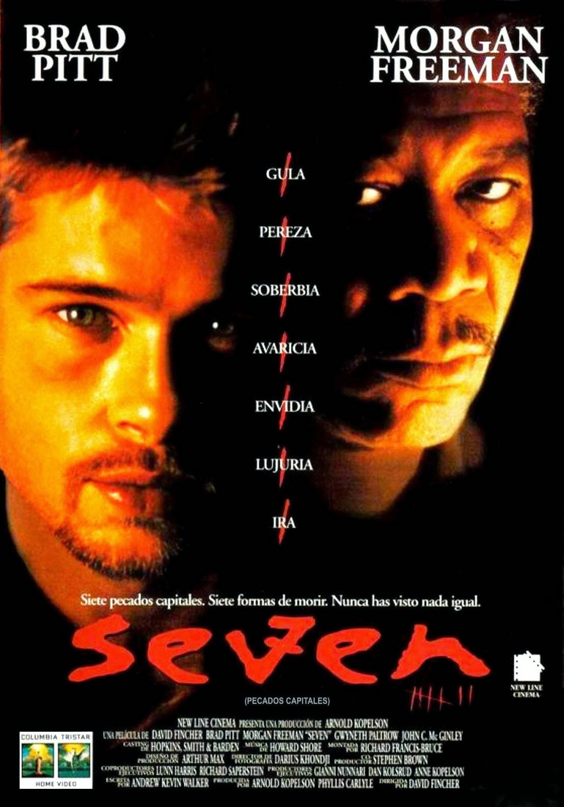 SEVEN (1995) LOS SIETE PECADOS CAPITALES - Subtitulada / Audio Latino / Español | Pelicula ...