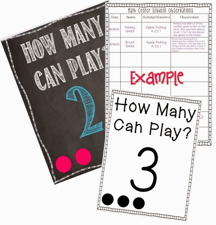 New Math Centers? Yes, Please! {freebies too} - Little Minds at Work