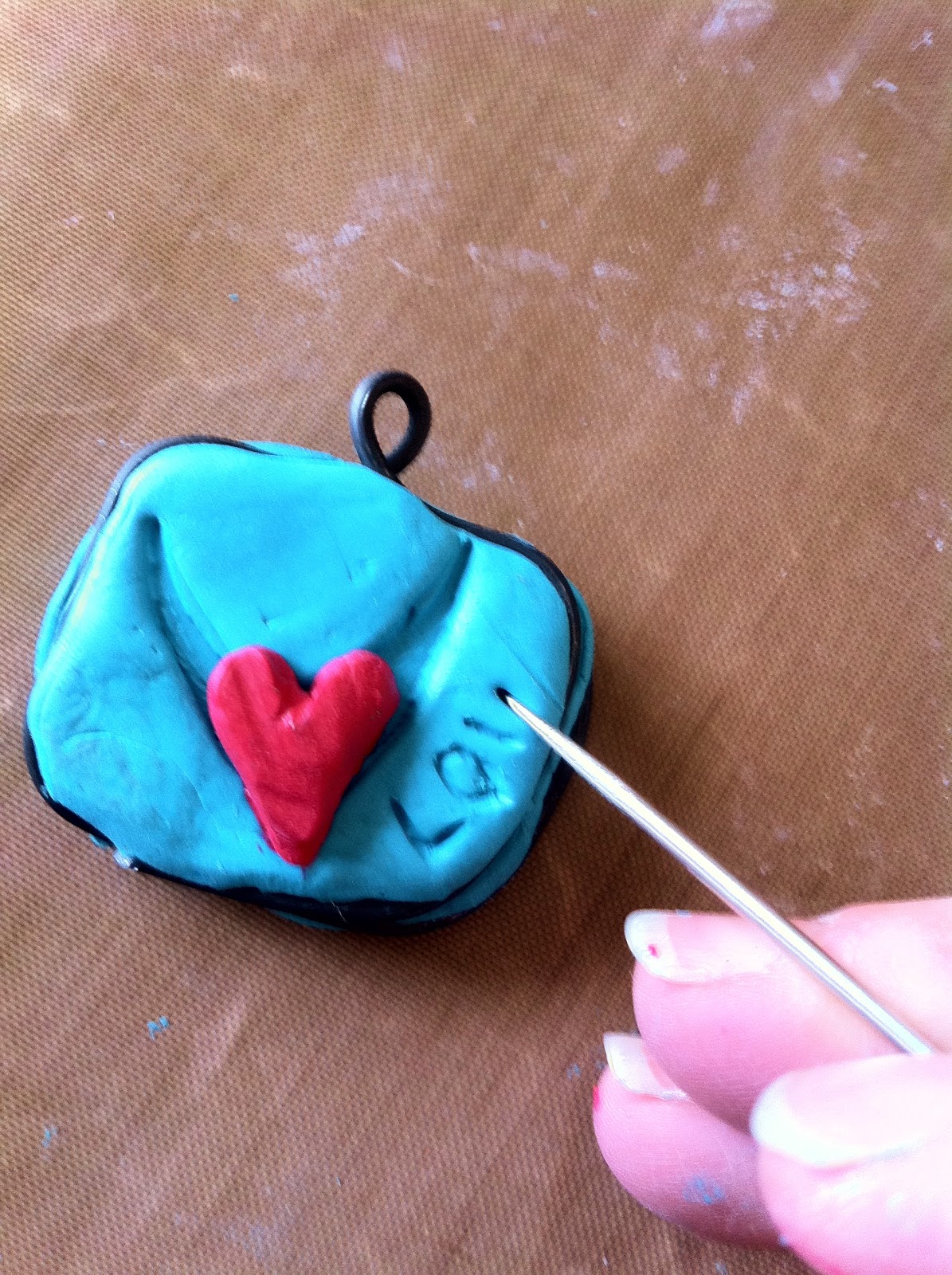 Art as Usual: Clay and Wire Flying Heart Pendant Tutorial