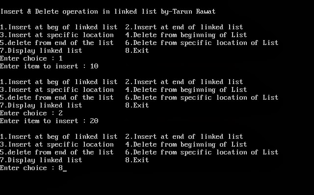 C++ Programming: Linked List Insert & Deletion operation in C++ C++ Programming: Linked List Insert & Deletion operation in C++
