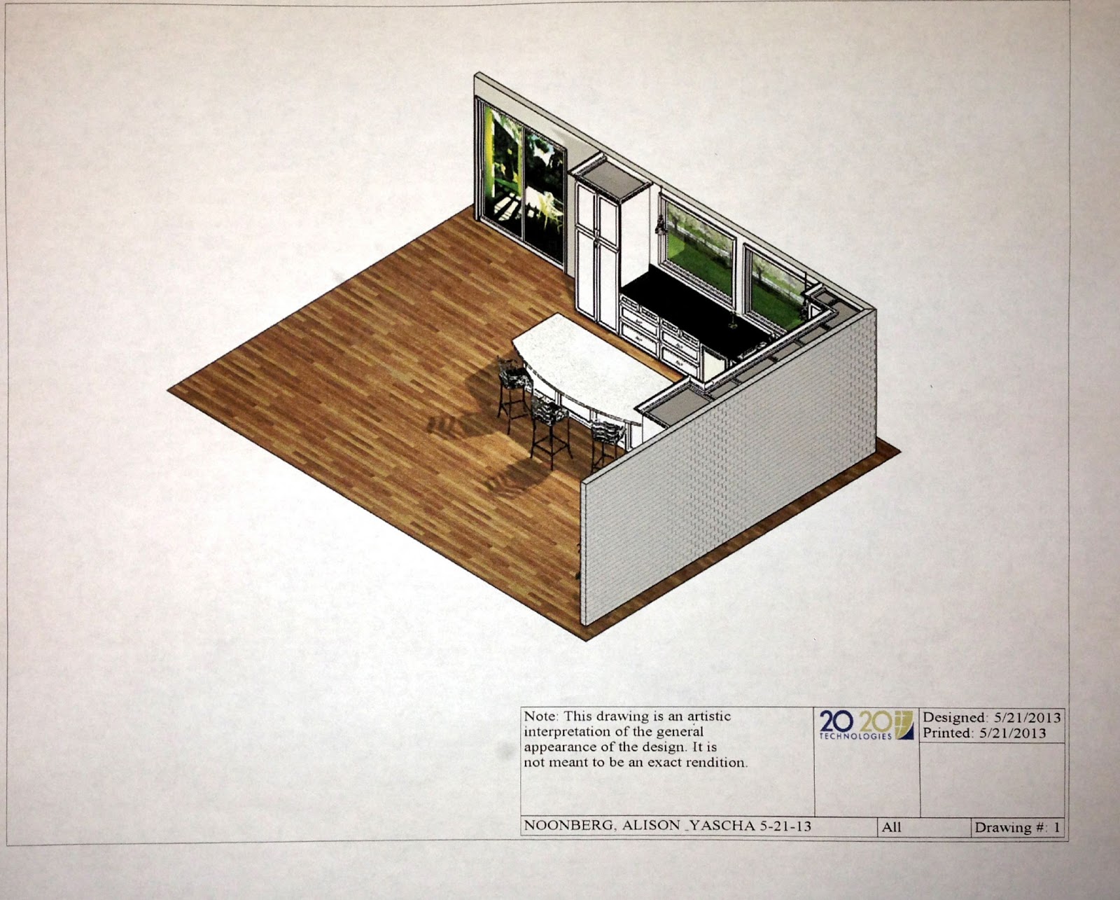 The Open Concept Kitchen CAD Drawings Multnomah Village Remodel the-open-concept-kitchen-cad-drawings-multnomah-village-remodel