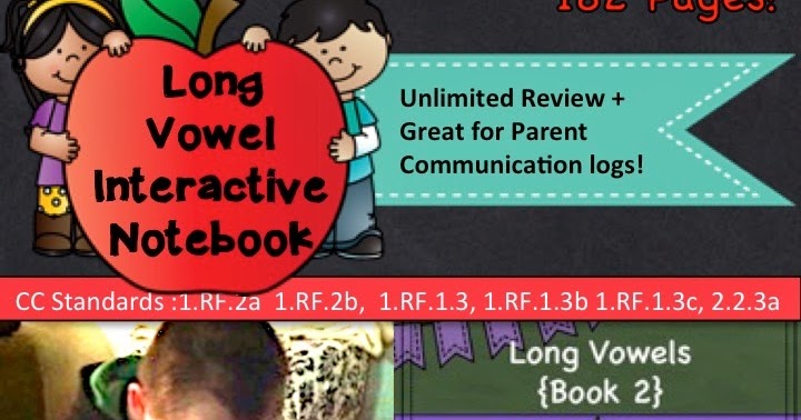 The Best of Teacher Entrepreneurs II: Long Vowel Interactive Notebook