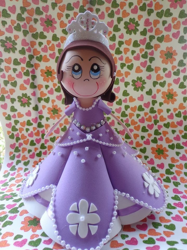 Moldes de princesas de fomi termoformado - Imagui