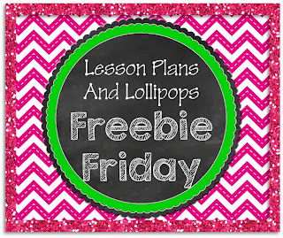 Lesson Plans and Lollipops: Freebie Friday!