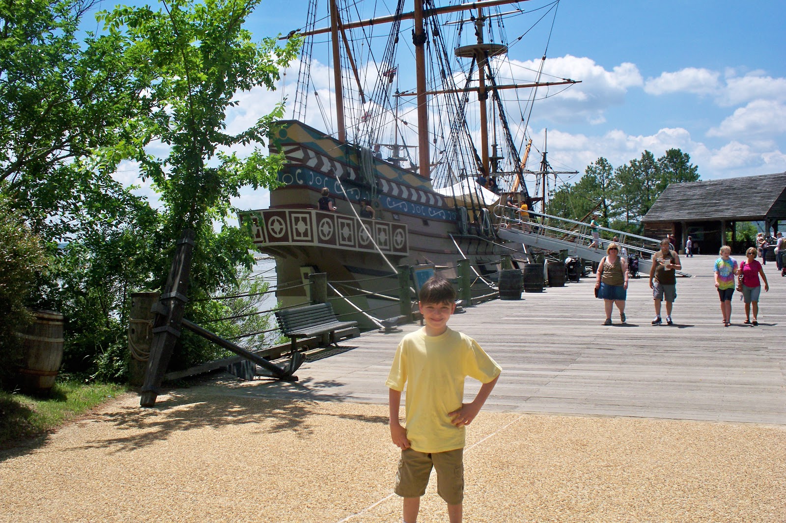 Extreme Field Trip Day Two: Jamestown Settlement - Ben and Me