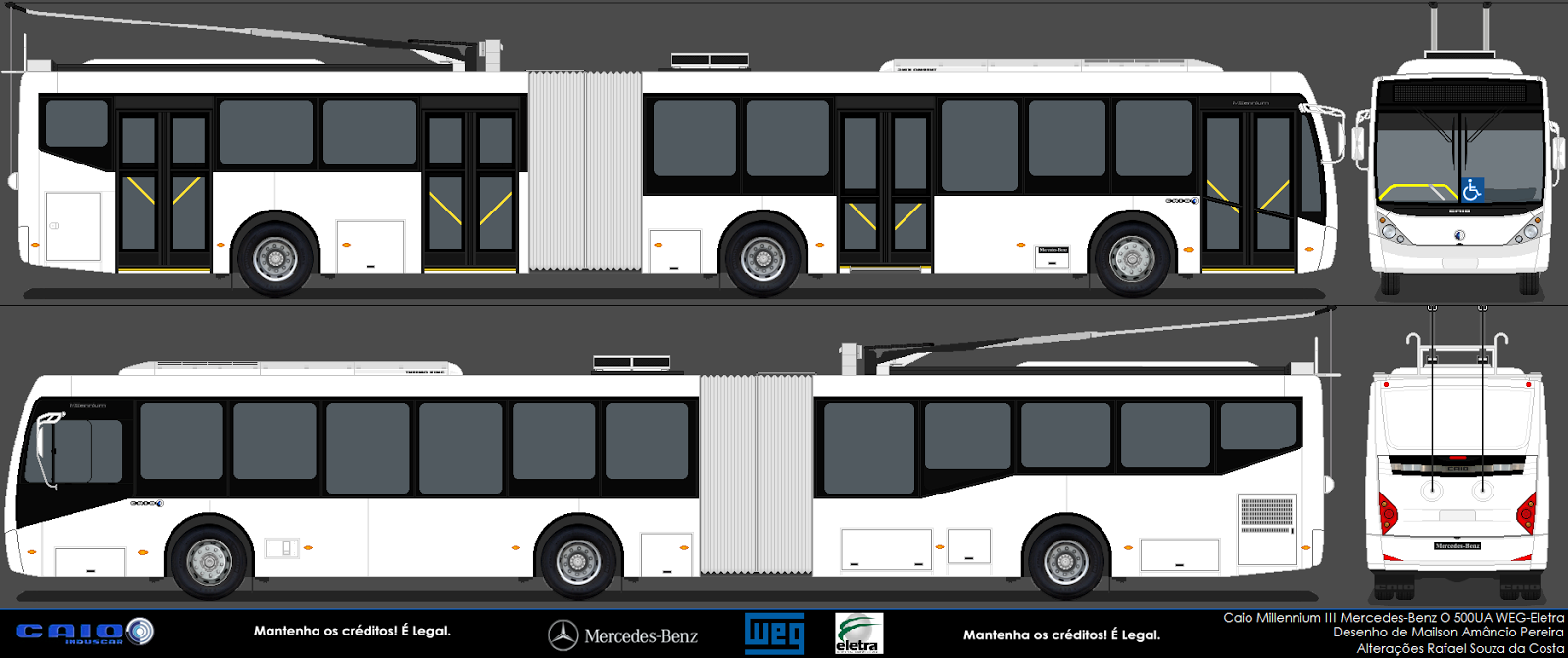 Central Bus: Caio Millennium III MB O-500UA/ WEG/ Eletra Trólebus ... Central Bus: Caio Millennium III MB O-500UA/ WEG/ Eletra Trólebus ...