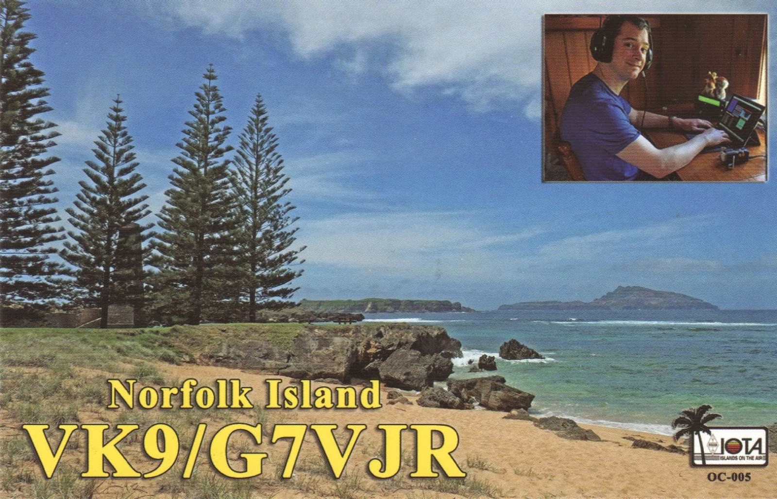 La Qsl de VK9/G7VJR