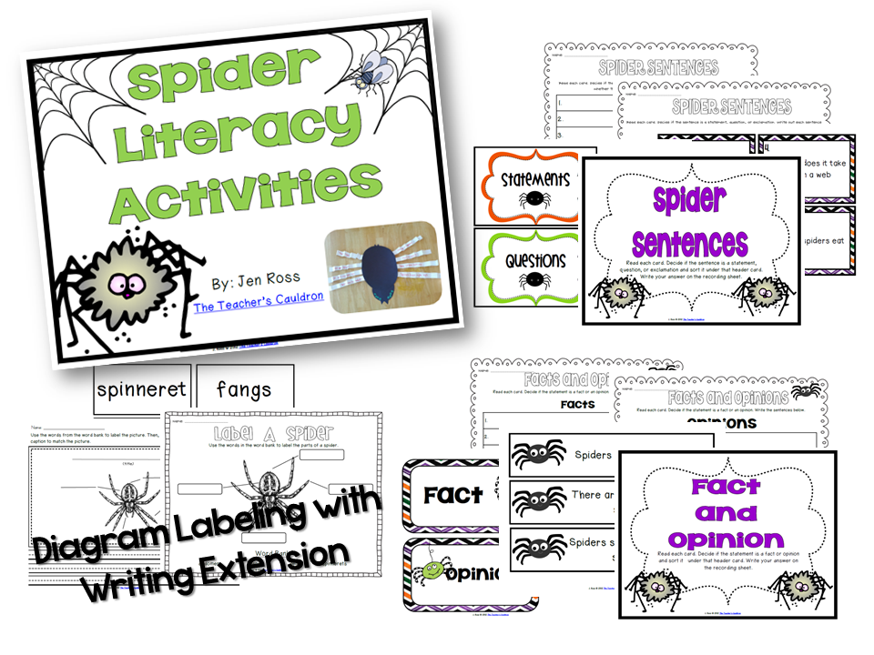 Visual plans - spiders, phonics, centers, and updates! - Teacher by the ...