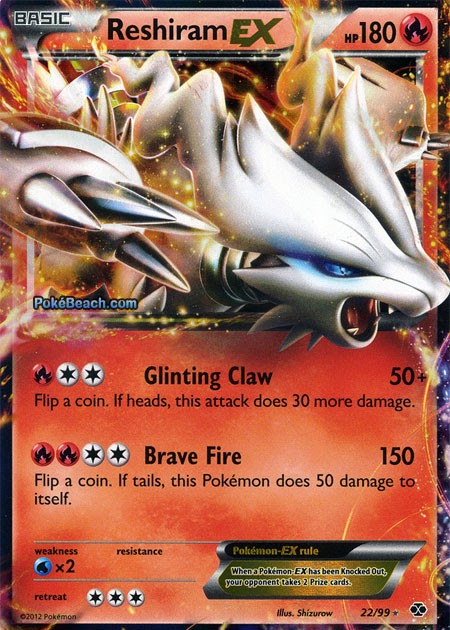 Reshiram EX -- Next Destinies Set Pokemon Card Review | PrimetimePokemon's Blog