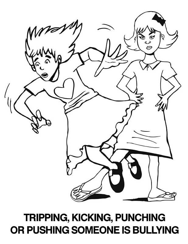 Anti Bullying Coloring Pages For Kindergarten