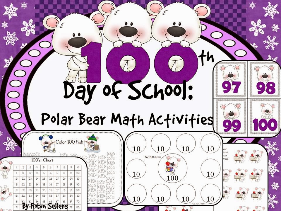 Sweet Tea Classroom: 100th Day Activities for the Number 100 with Polar ...