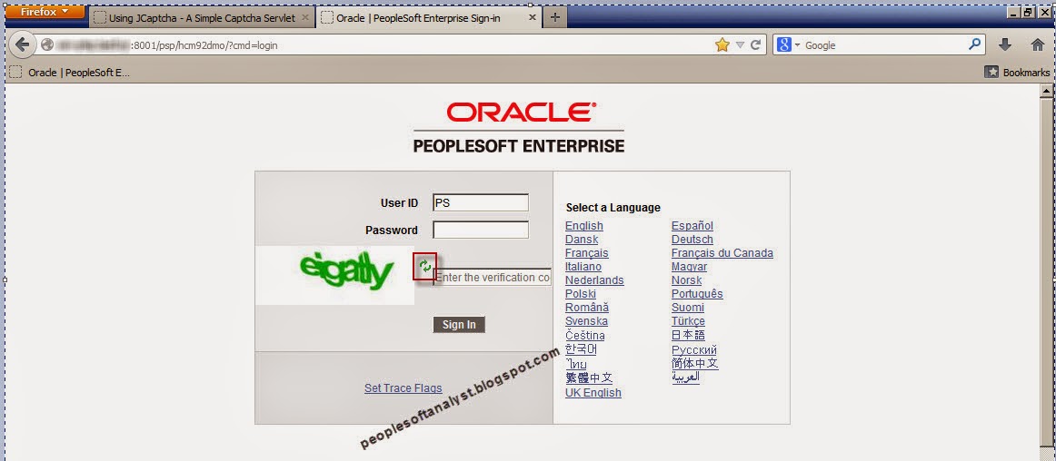 PeopleSoft Labs by Rao brothers: Implementing Captcha on PeopleSoft ... PeopleSoft Labs by Rao brothers: Implementing Captcha on PeopleSoft ...
