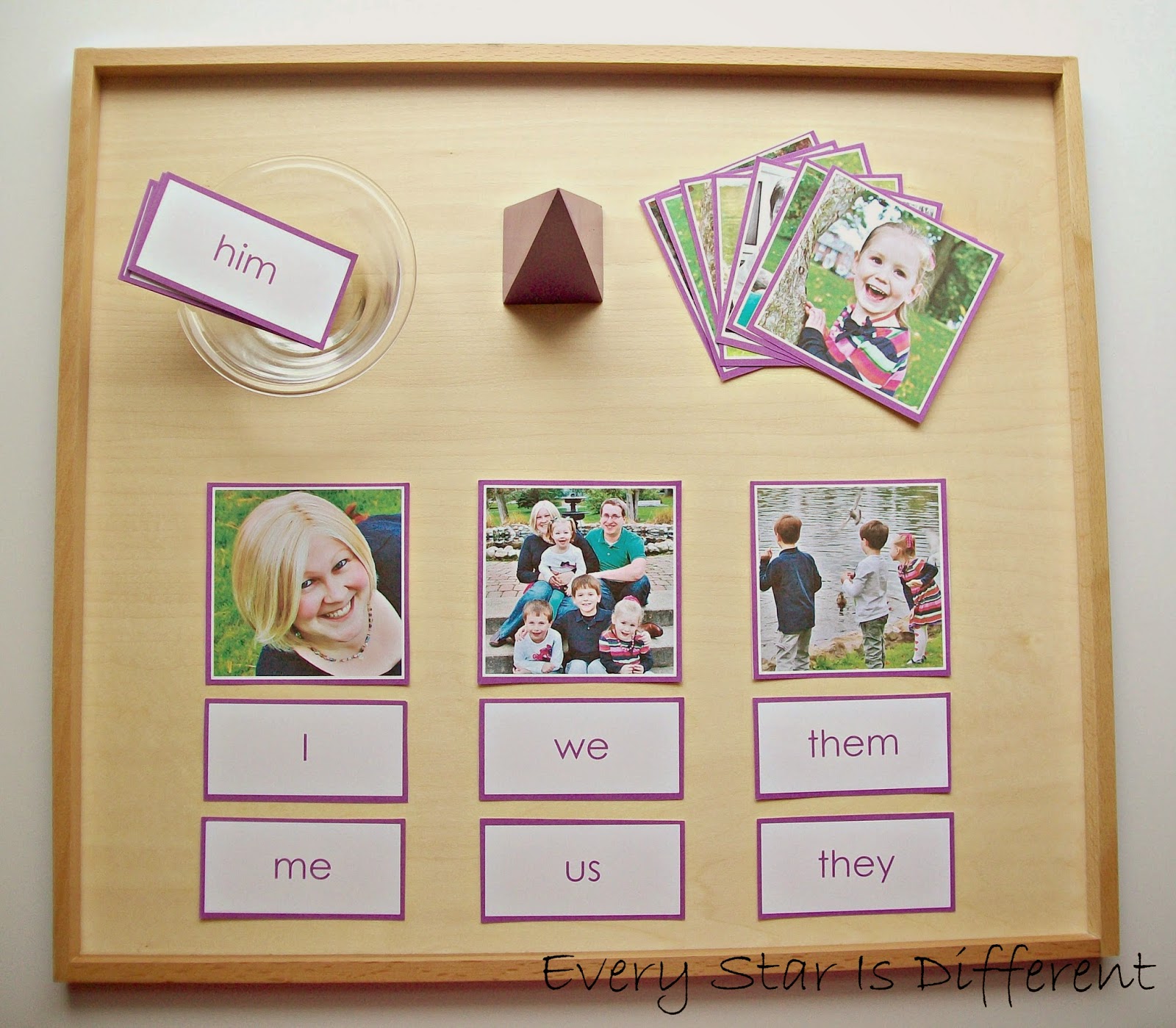 Montessori-inspired Grammar Activities - Every Star Is Different