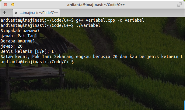Belajar Pemrograman C++: Variabel dan Tipe Data Belajar Pemrograman C++: Variabel dan Tipe Data