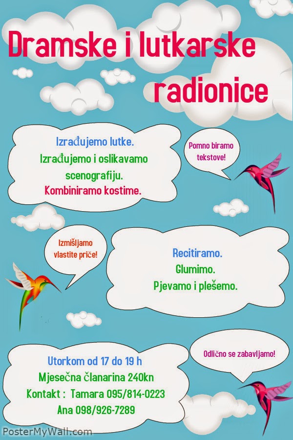 Čarobna ploča: Lutkarske i dramske radionice