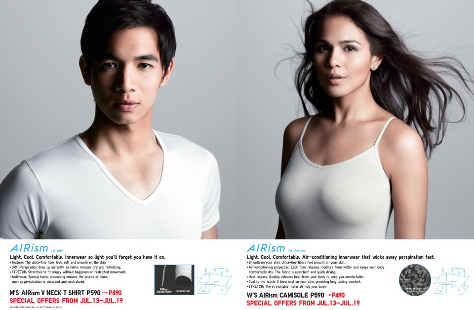 Uniqlo: Putting On “AIRism” with Promo Price from July 13 up to July 19 | Rockstarmomma