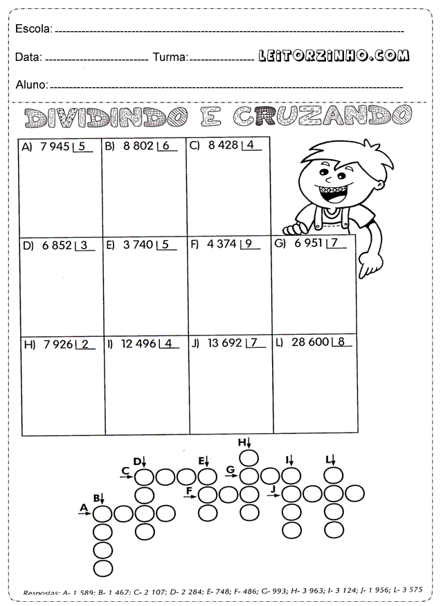Atividades de matemática 3° ano do fundamental Atividades de matemática ... Atividades de matemática 3° ano do fundamental Atividades de matemática ...