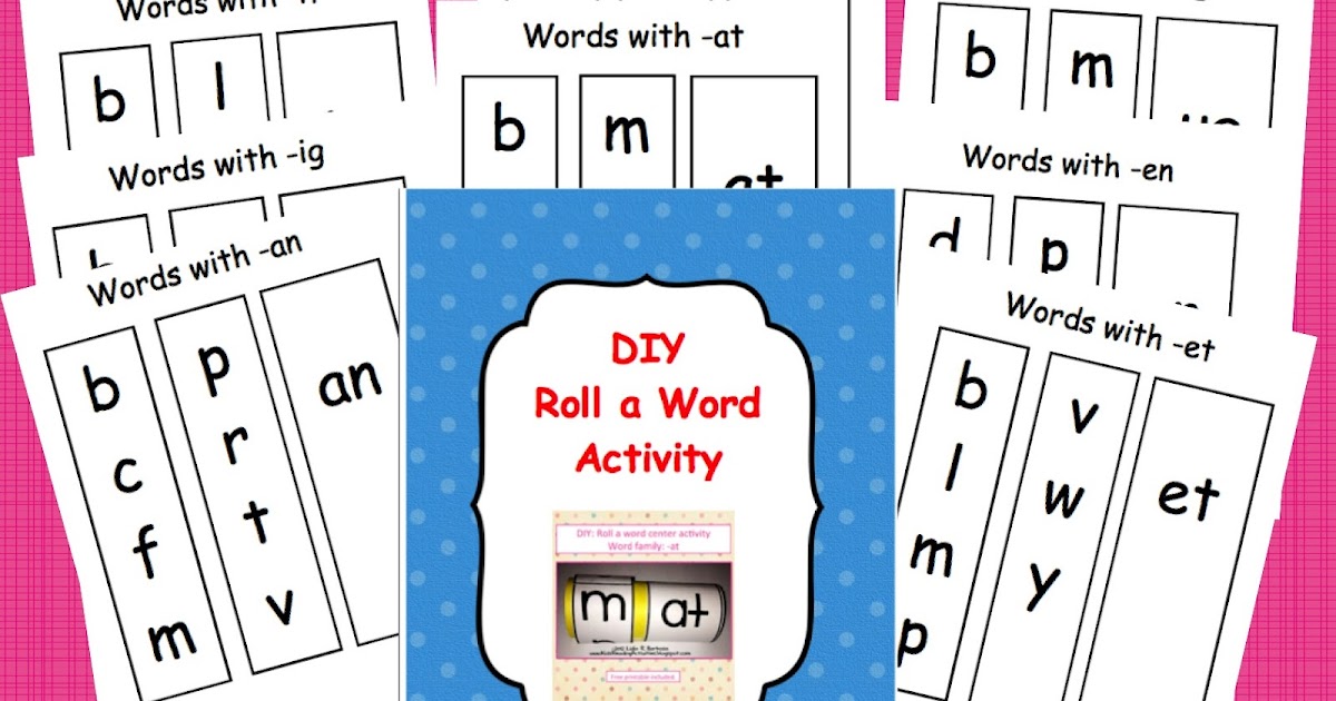 Simply Centers: Roll-a-Word Activity