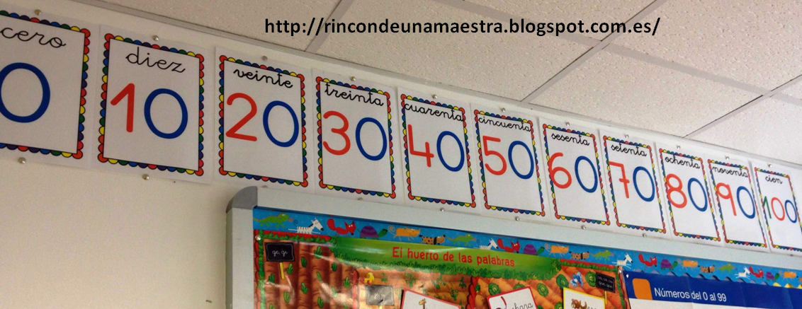 Rincón de una maestra: Carteles de las decenas