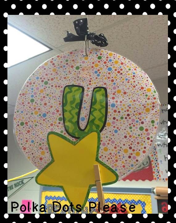 Now Serving the...Star Table - Polka Dots Please