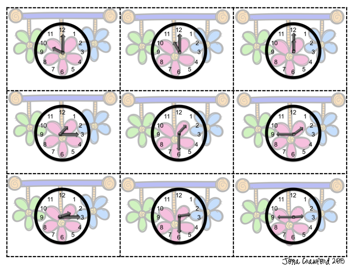 The Best of Teacher Entrepreneurs: Math - Telling Time Springtime SPLAT ...