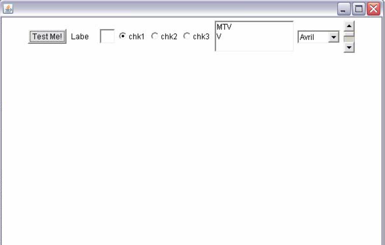 Java Education Network Indonesia: Menampilkan Frame Control