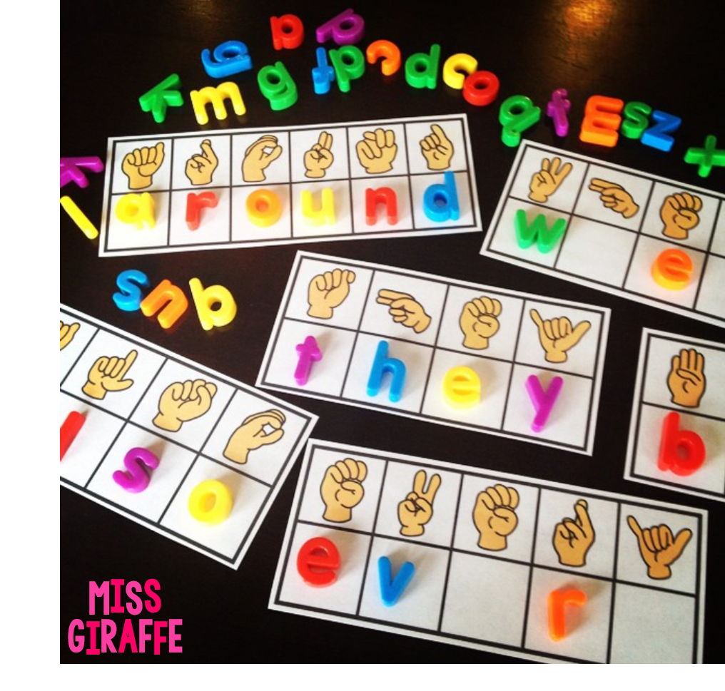 Miss Giraffe s Class Sight Words Practice With Magnet Letters miss-giraffe-s-class-sight-words-practice-with-magnet-letters