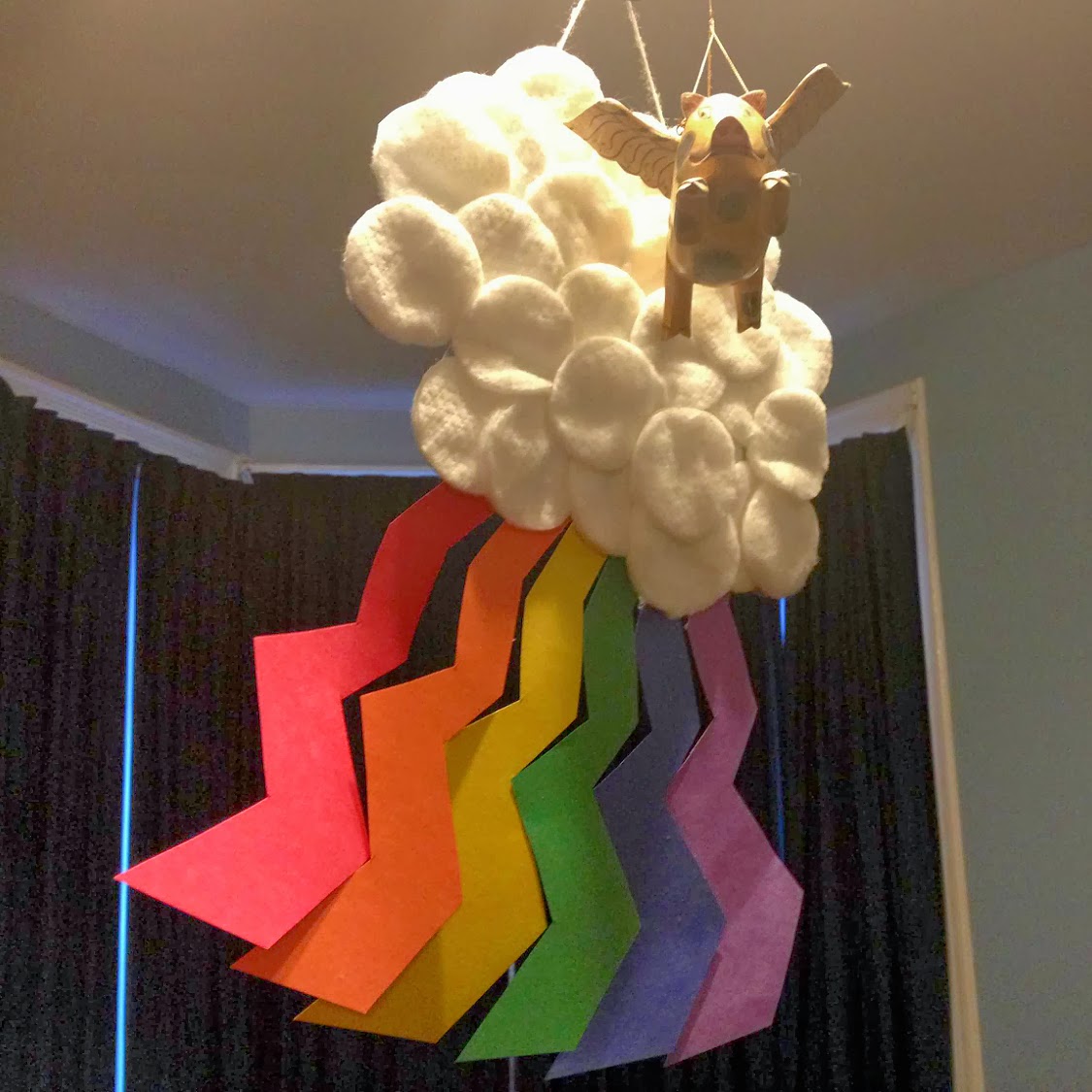 It's a Rowhouse Life: Rainbow Cloud Craft