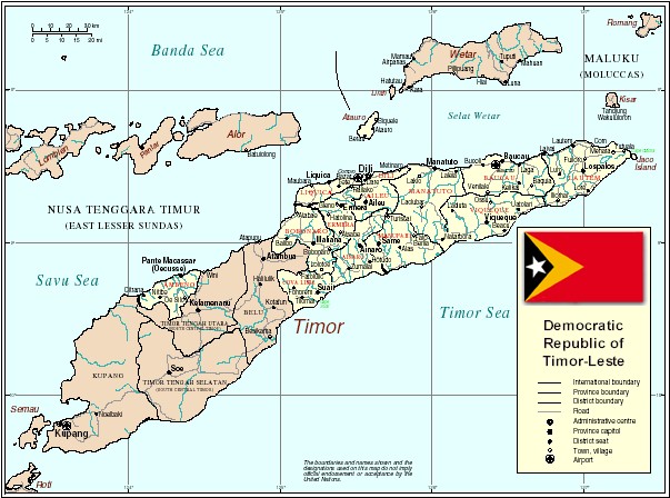 MAPS OF TIMOR-LESTE