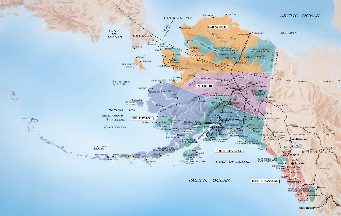 MAPAS DE: ALASKA