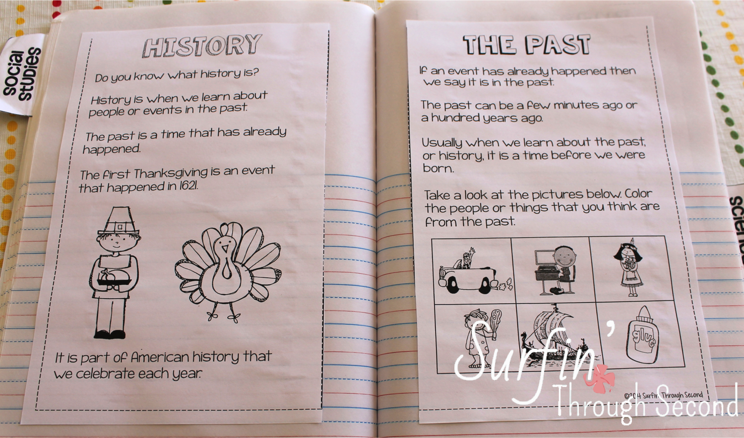 The Past, Present and Future-Making Timelines - Surfin' Through Second