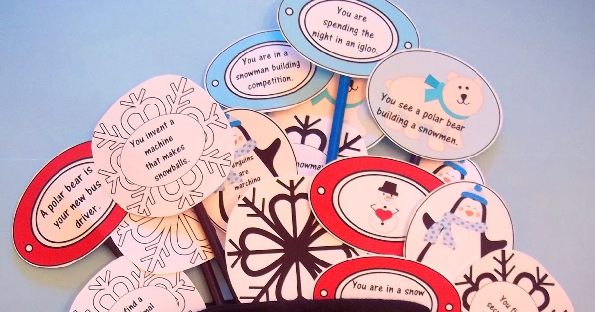 Sweet Tea Classroom: Fun Winter Writing Prompts: Winter Writing Story ...