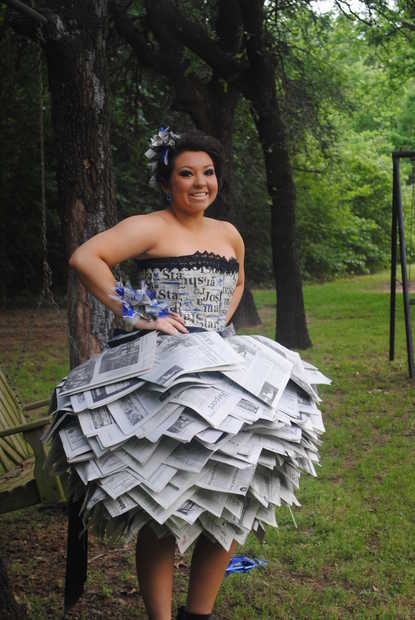 GIFTS THAT SAY WOW Fun Crafts And Gift Ideas Newspaper Prom Dress gifts-that-say-wow-fun-crafts-and-gift-ideas-newspaper-prom-dress