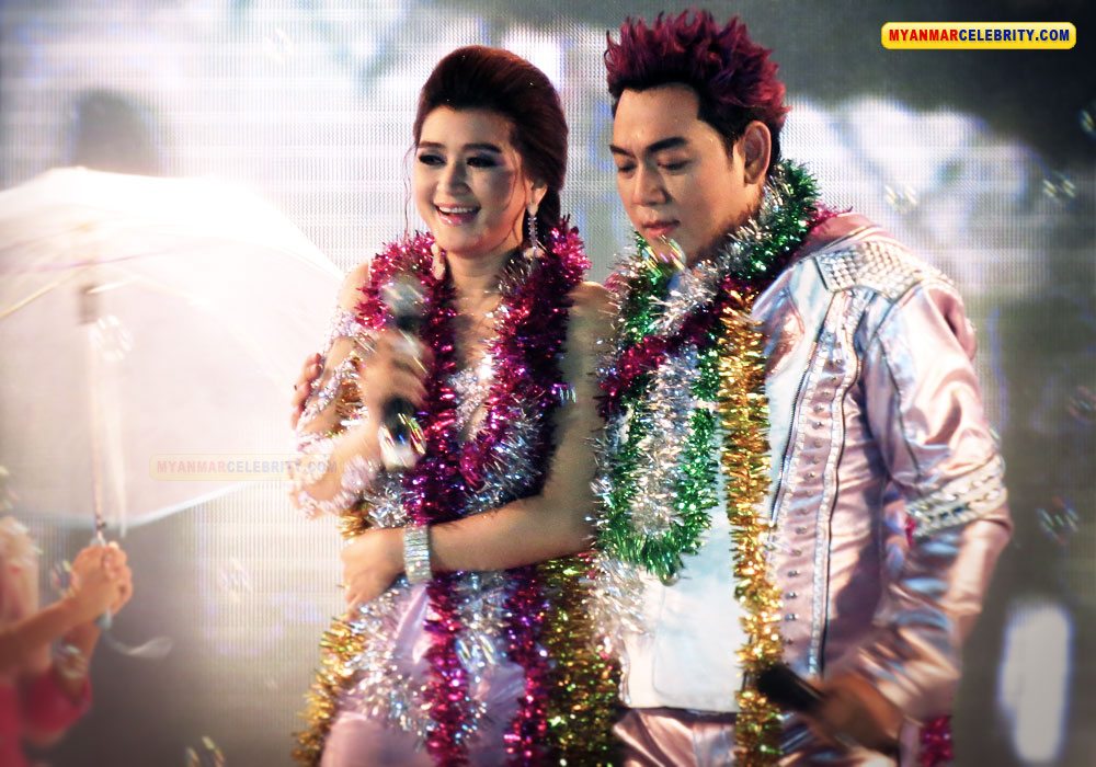 Yan Aung with Beautiful Myanmar Angels