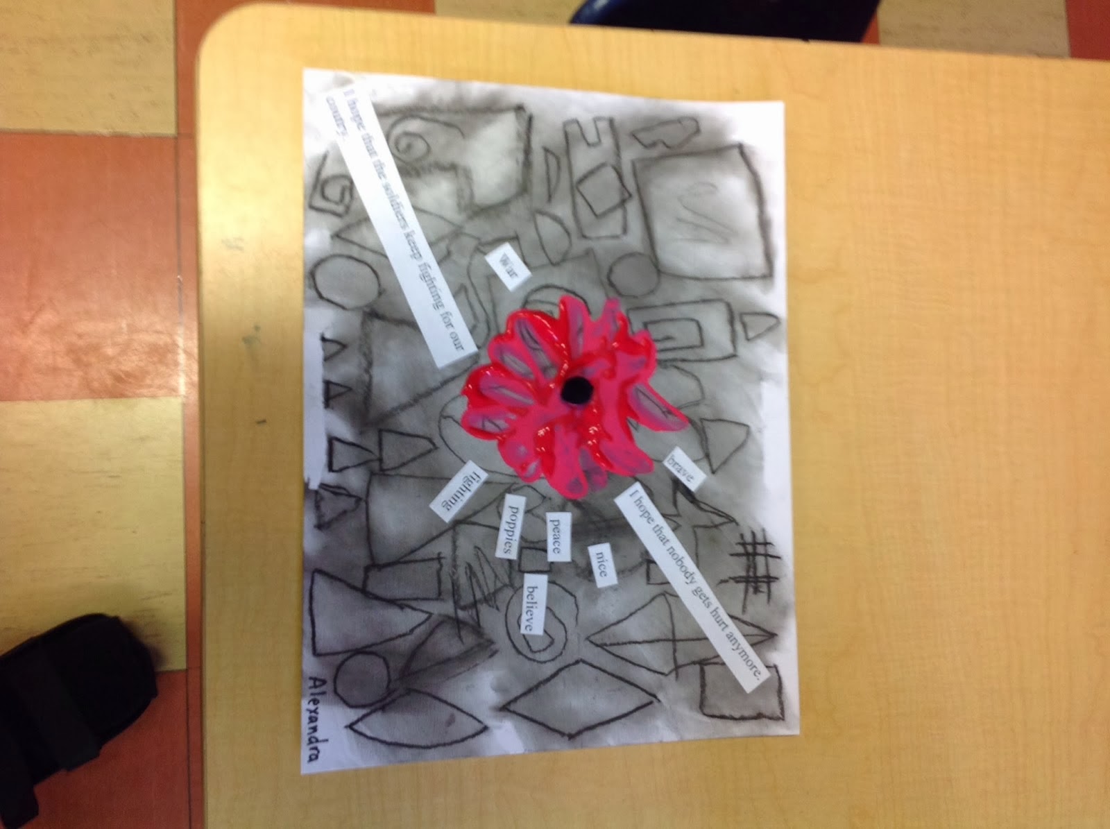 Remembrance Day Perspective Writing & Art