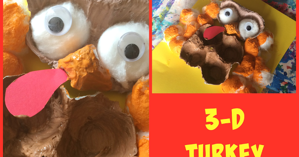 Mini Monets and Mommies: 3-D Thanksgiving Turkey Craft for Kids