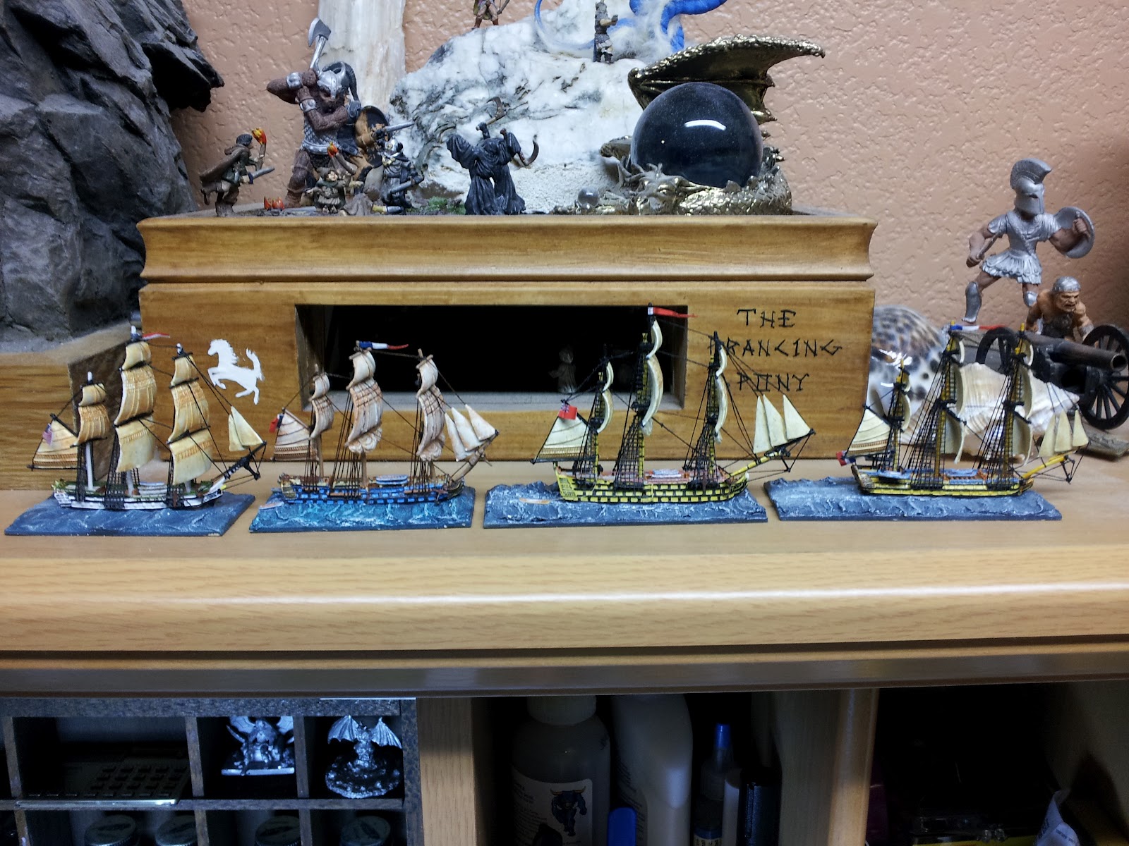 A Miniatures Hobby Room The Beginner Ship Yard 1 1200 Scale early Work a-miniatures-hobby-room-the-beginner-ship-yard-1-1200-scale-early-work