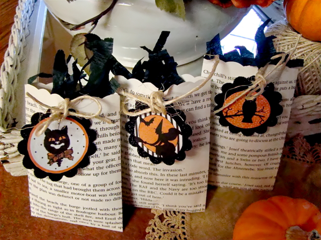17 Spooky Halloween Book Page Crafts - The Scrap Shoppe