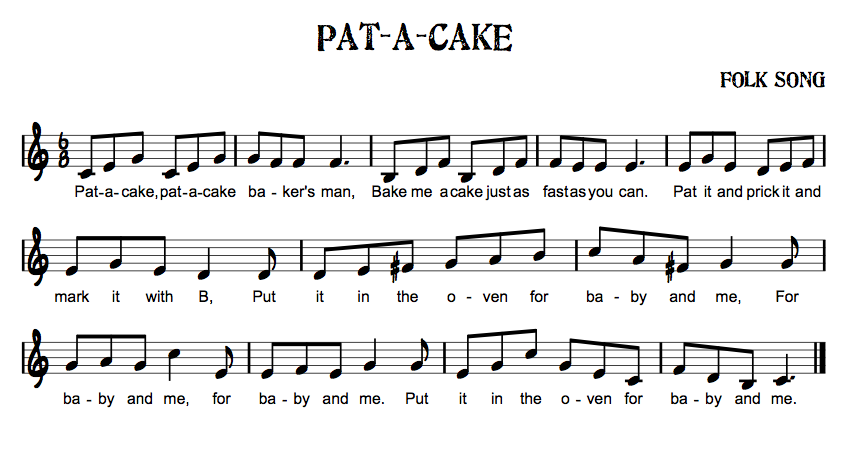 Nursery Rhymes - Beth's Notes