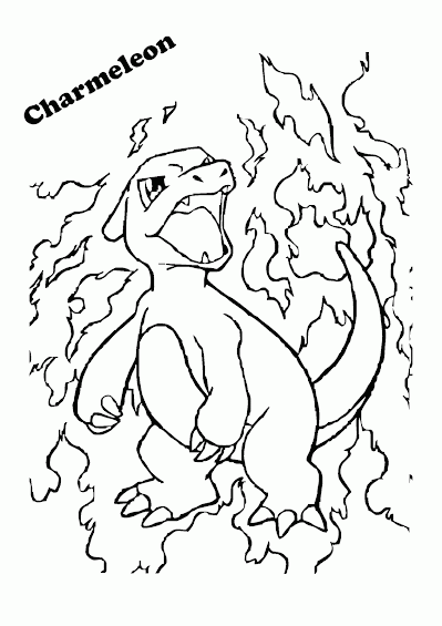 Mewarnai Gambar Pokemon Charmeleon - Contoh Anak PAUD Mewarnai Gambar Pokemon Charmeleon - Contoh Anak PAUD