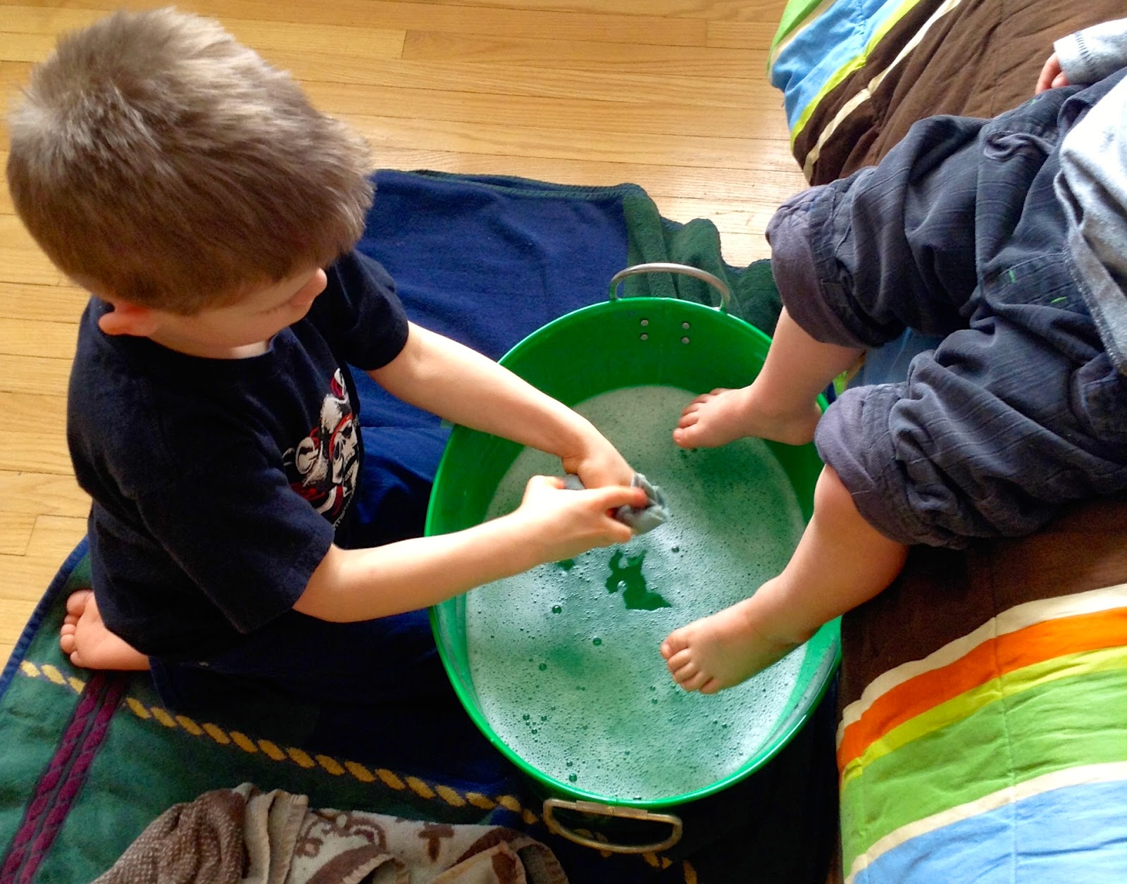 In the home and by the way...: Lent Activites Post #3 - Washing Feet