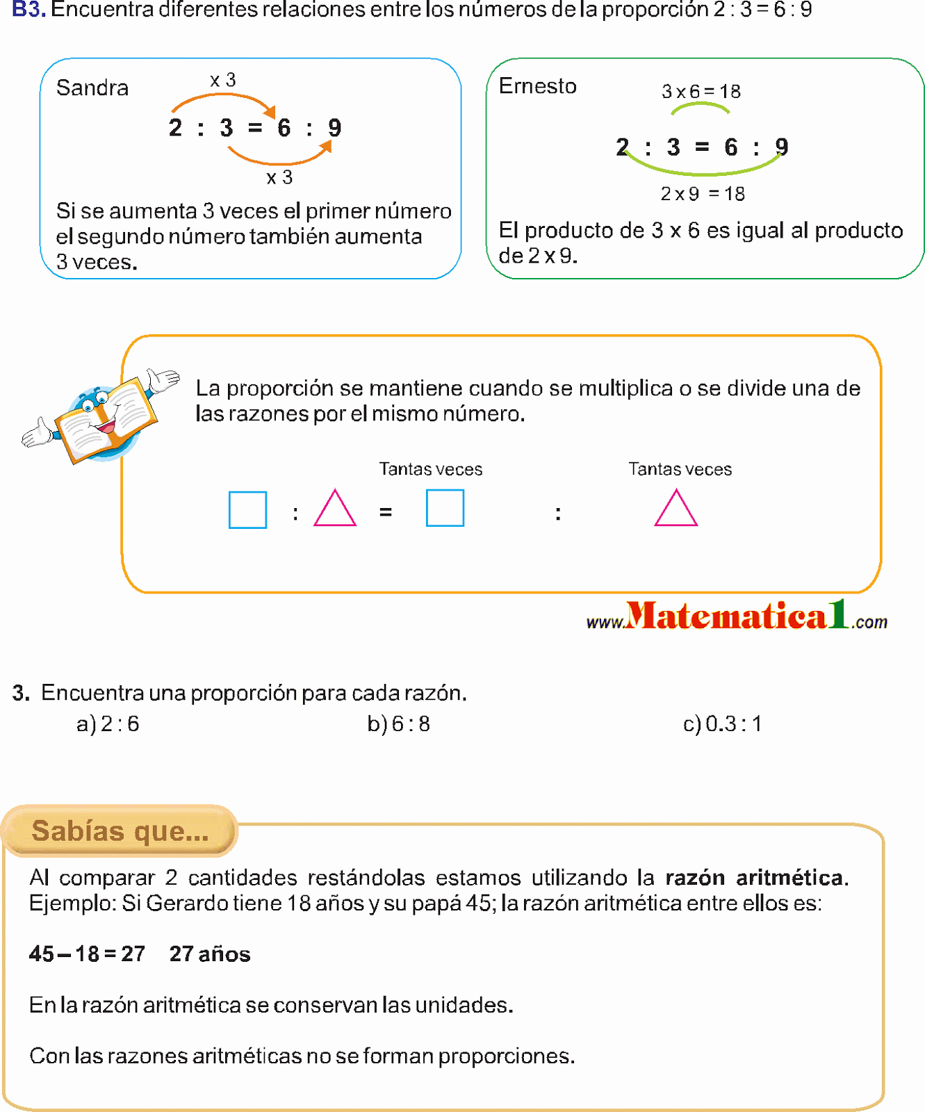 RAZONES Y PROPORCIONES GEOMÉTRICAS EJEMPLOS RESUELTOS PDF