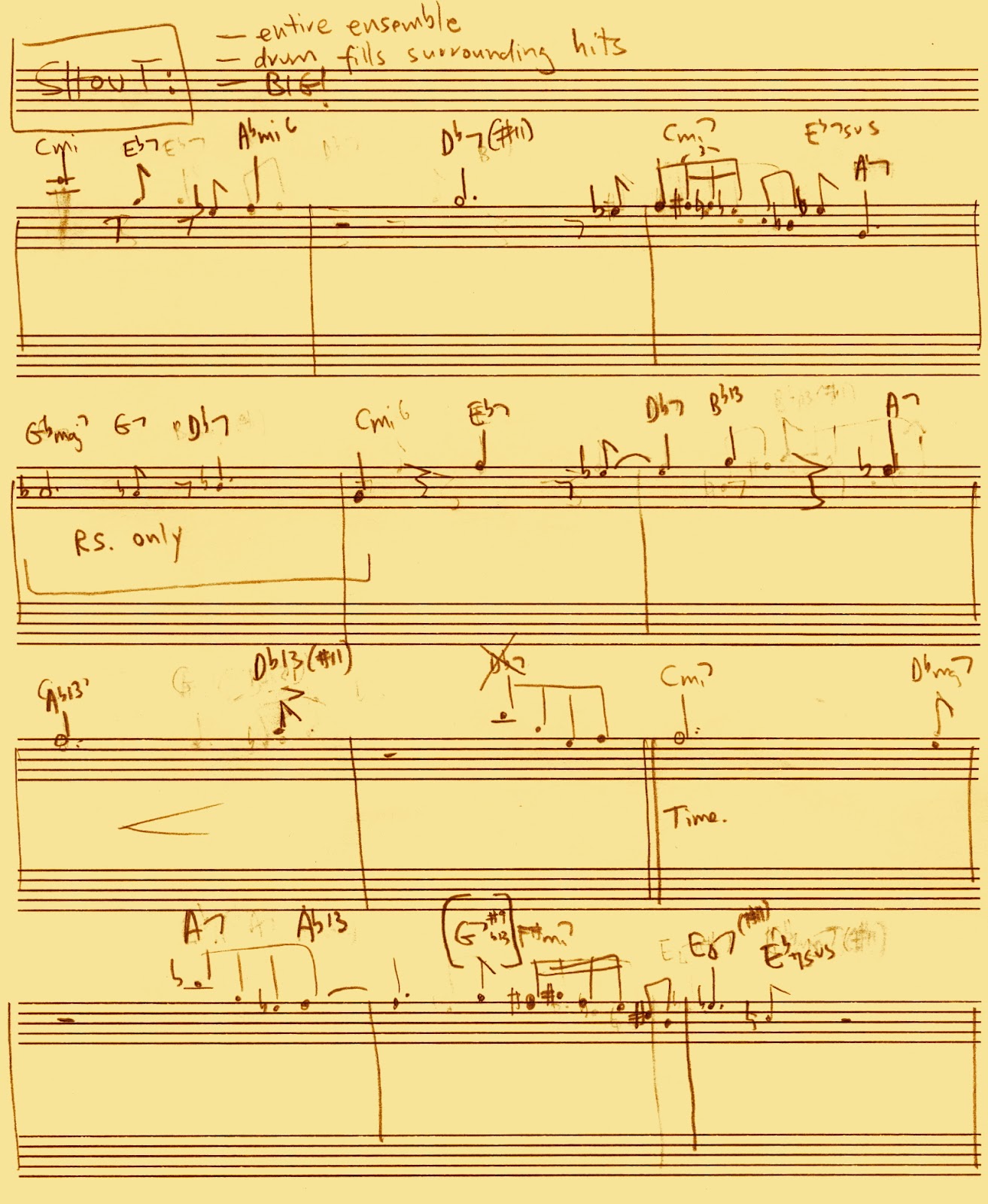 Thoughts Of Sanifu Al Hall Jr Big Band Sheet Music Has thoughts-of-sanifu-al-hall-jr-big-band-sheet-music-has