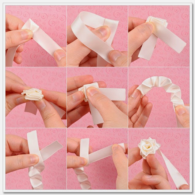 Learn Dress Making And Designing How To Make Ribbon Flowers learn-dress-making-and-designing-how-to-make-ribbon-flowers