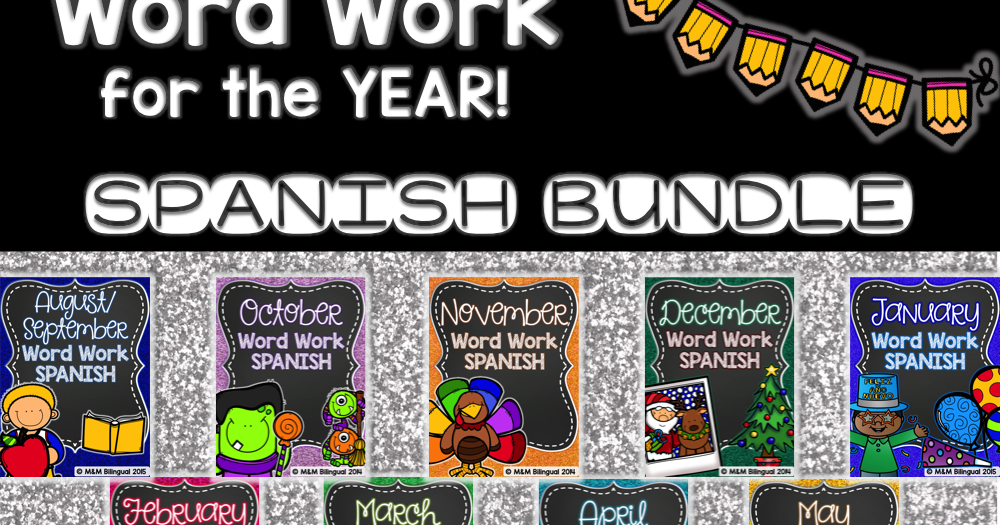 M&M Bilingual: Word Work in Spanish