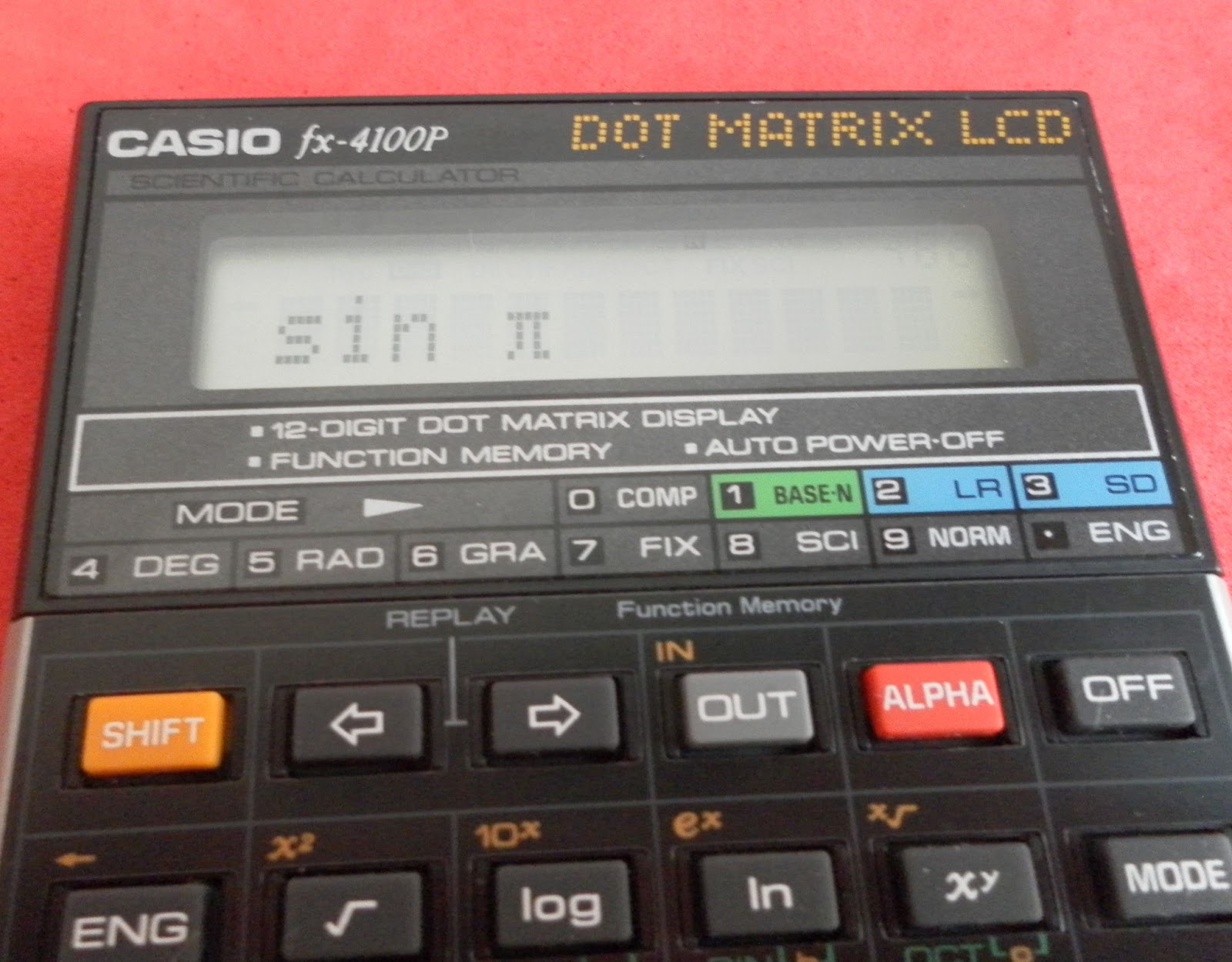 CASIO fx-4100P Scientific Calculator from 1991