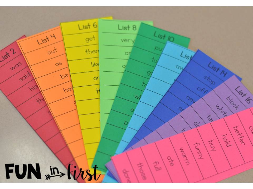 The Importance of Sight Words - Fun in First