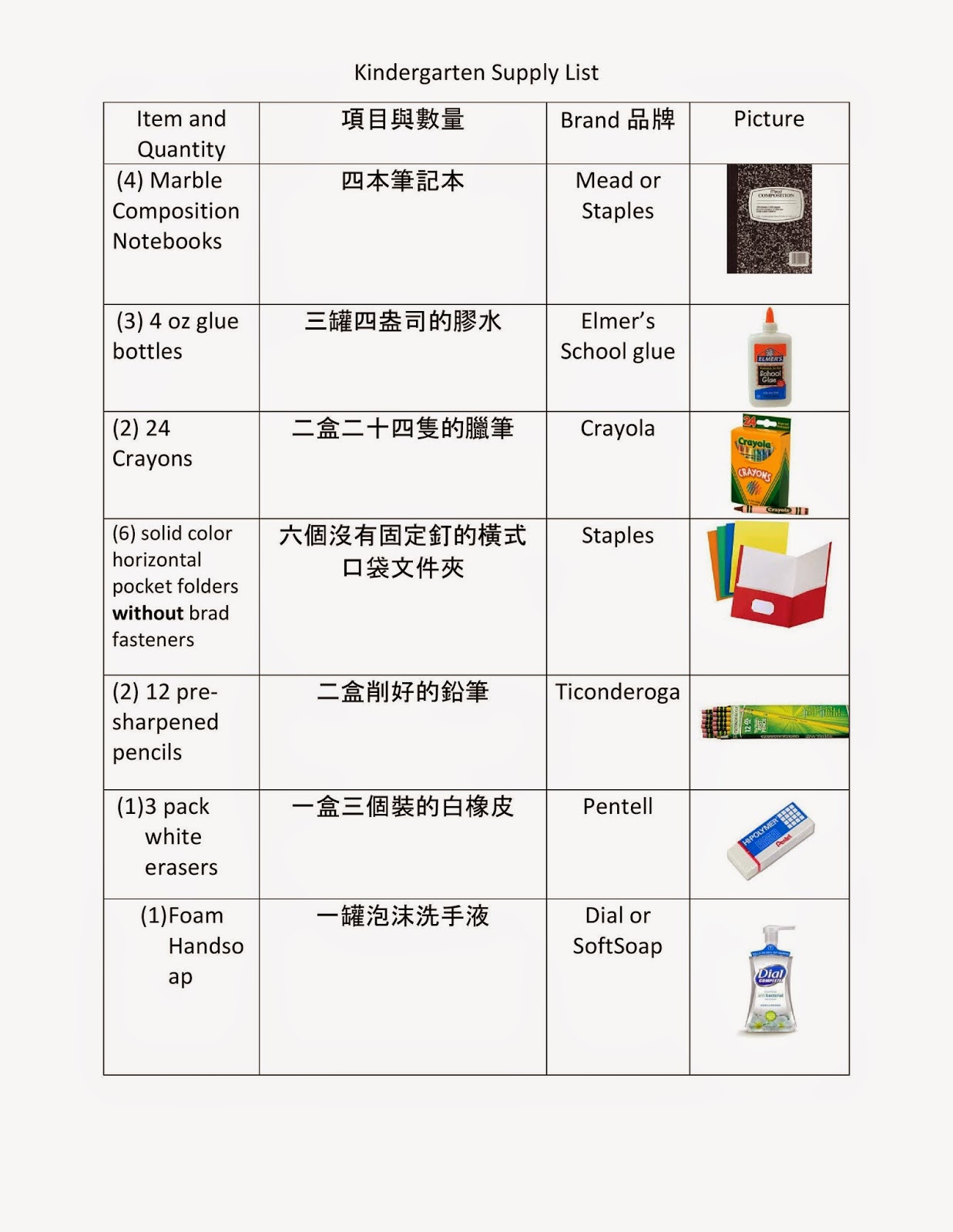 PS 130M Parents Association Kindergarten School Supplies List ps-130m-parents-association-kindergarten-school-supplies-list