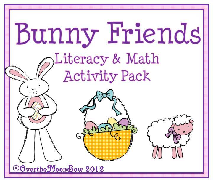 Simply Centers: Bunny Friends Literacy & Math Centers & a Freebie!