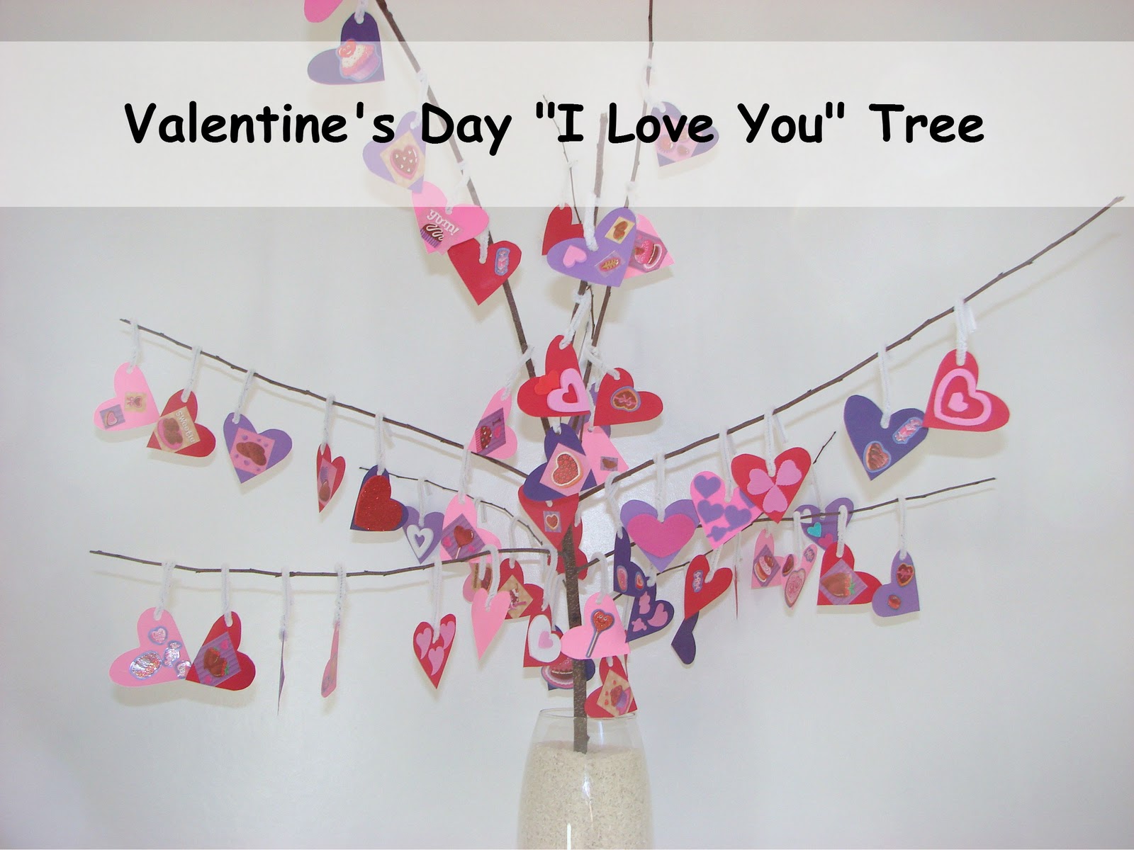 Childhood Beckons: Valentine's Day "I Love You" Tree